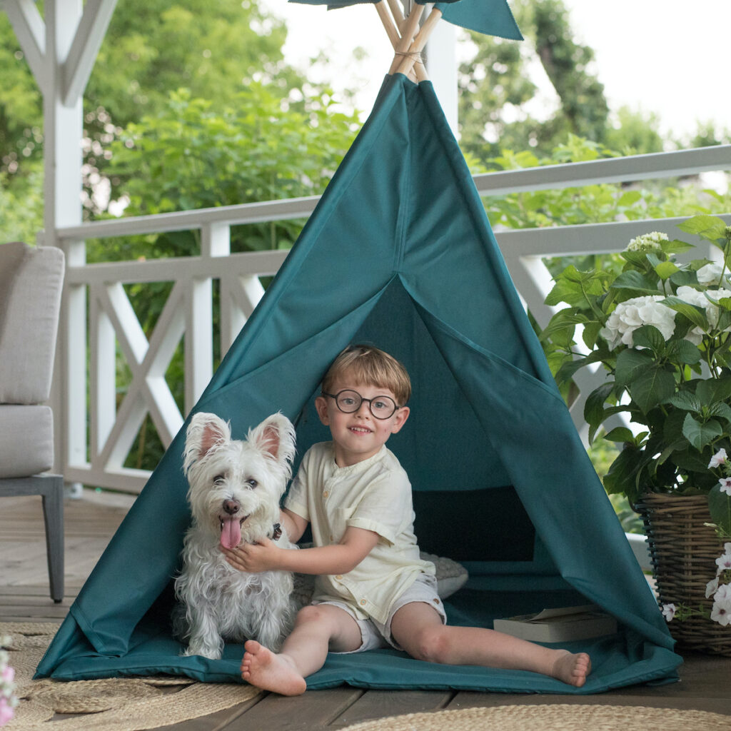 Water-resistant tipi tent, outdoor tipi Pine - Cozy & Dozy